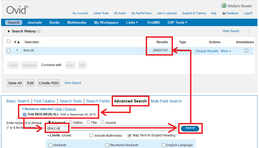 How many records are currently in Ovid MEDLINE?